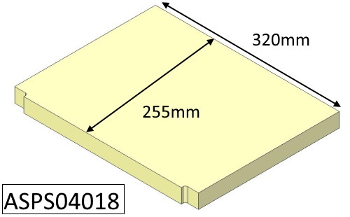 Parkray Aspect 4 (Eco) Base Fire Brick - ASPS04018