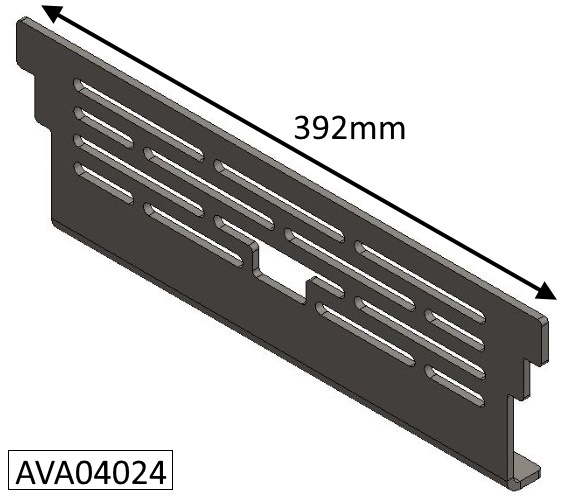 Avalon 4 Double Sided Double Depth Log Retainer - AVA04024