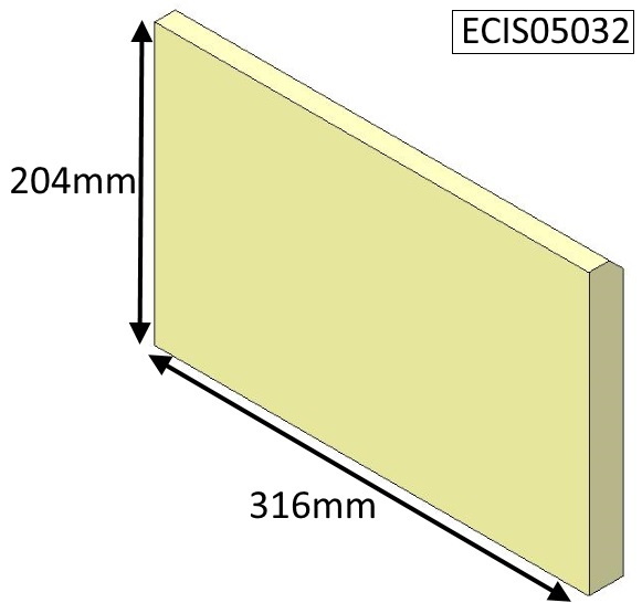 Parkray Aspect 5 Slimline Upper Rear Fire Brick – ECIS05032