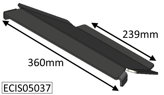 Parkray Aspect 5 Slimline Baffle Plate – ECIS05037