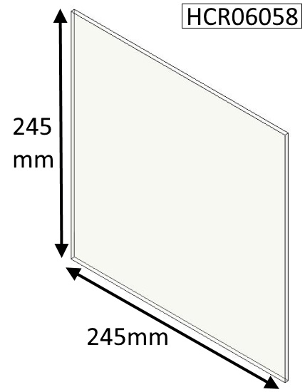 Parkray Consort 4 Double Sided Single Depth Hawk (Contemporary (D) Door ...