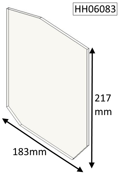 Hunter Herald 8 Double Sided Single Depth Double Door (Shaped ...