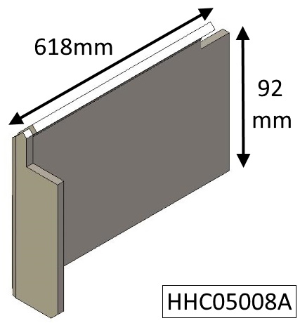 Hunter Herald 5 Compact Left hand Side Plate - HHC05008B