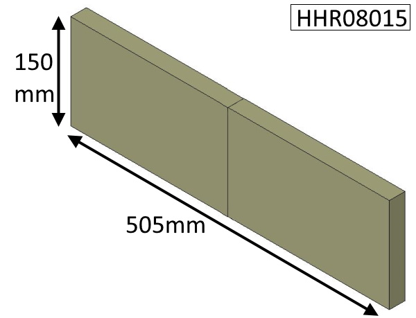 Hunter Herald 8 Multifuel (MKI) Rear Fire Brick - HHR08015