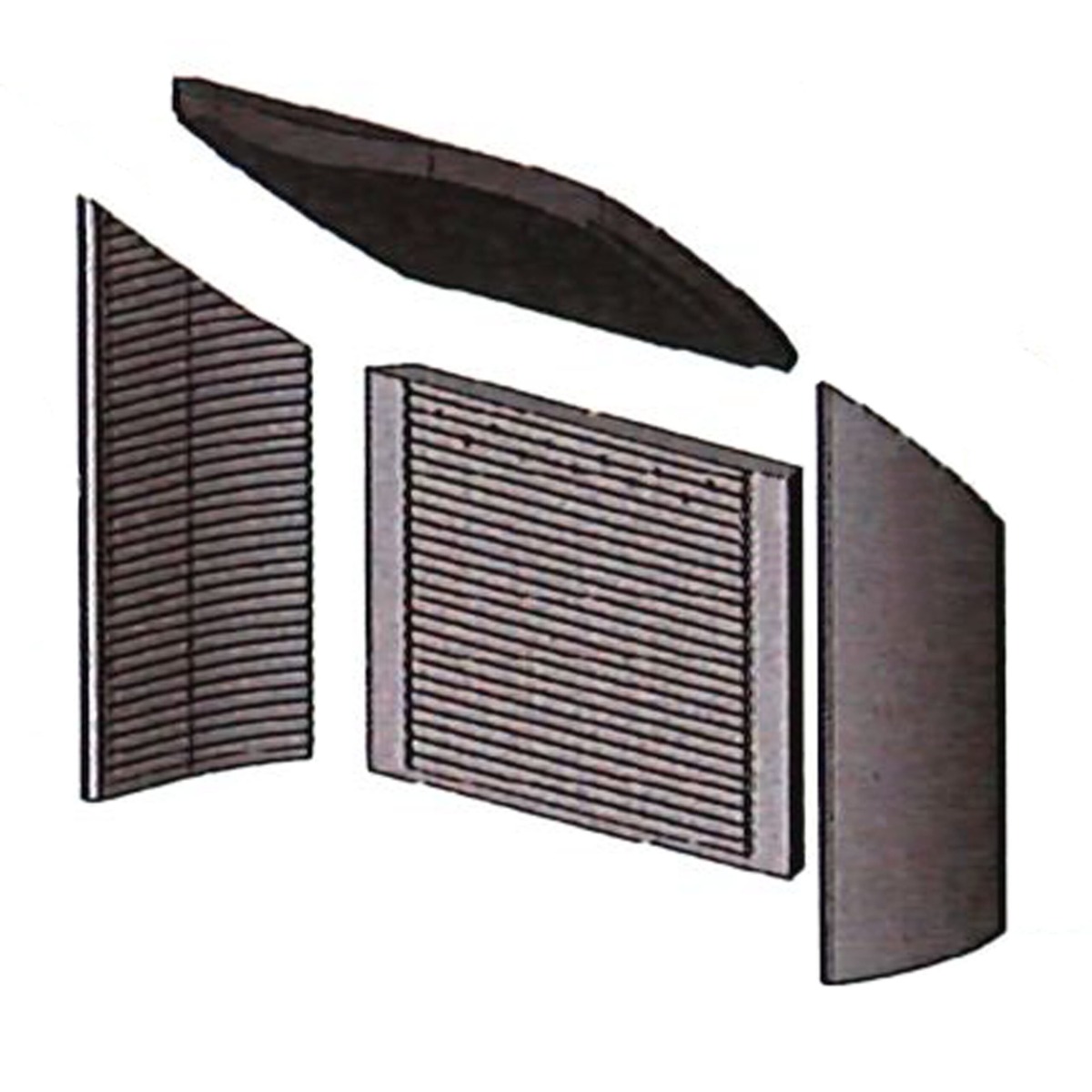 Morso 7670 - Full Fire Brick Set [79760600]