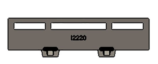 Mazona Portland / Dedham 5 Inset Stove Spare Parts - Front Fire Bar